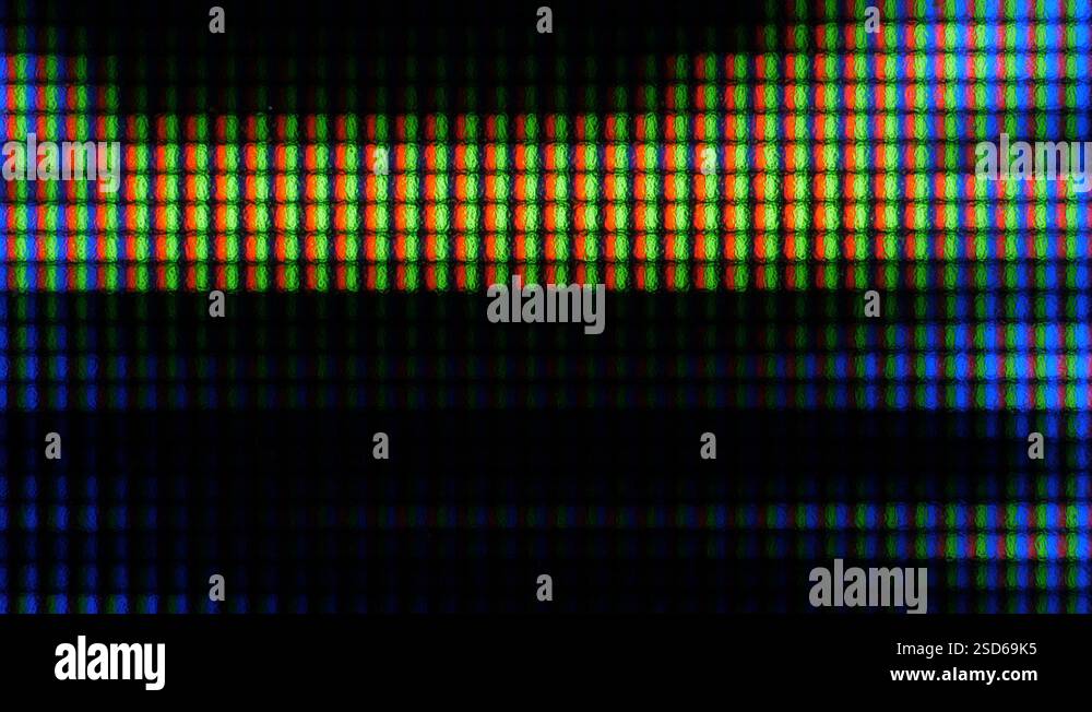 Video Signal Damage With Pixel Closeup Noise And Error Interference ...