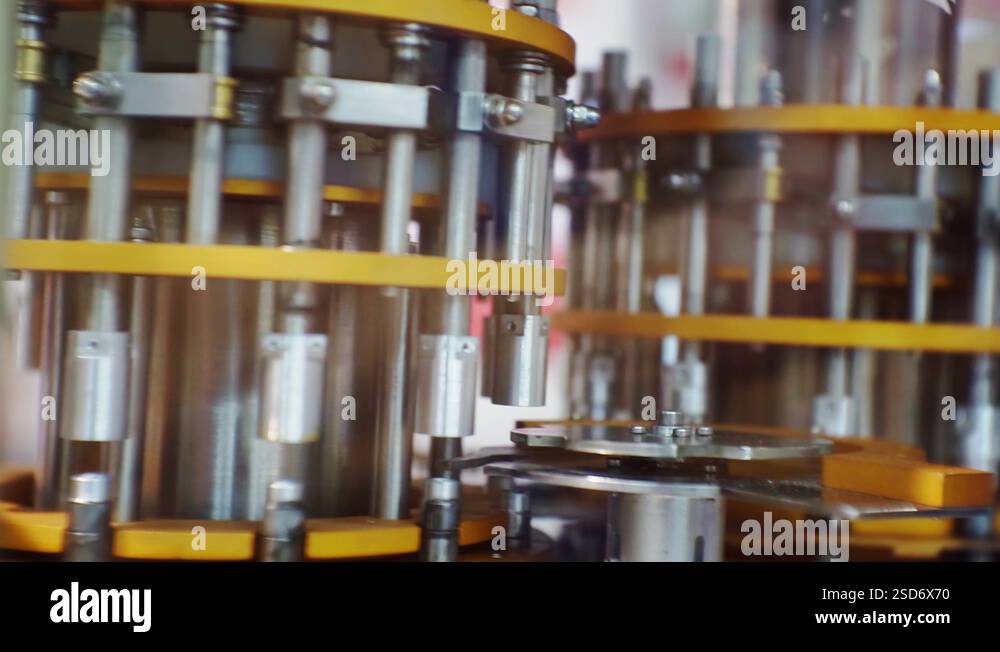 rotating mechanical details of a complex mechanism Stock Video Footage ...