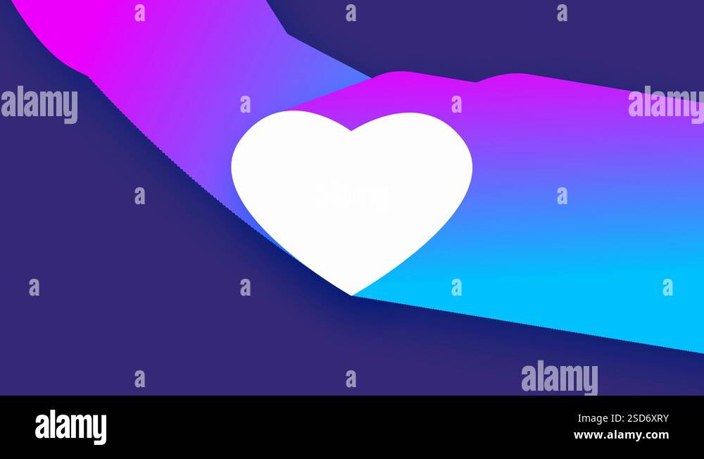 Love Geometry Simple Shape Animation Stock Video Footage - Alamy