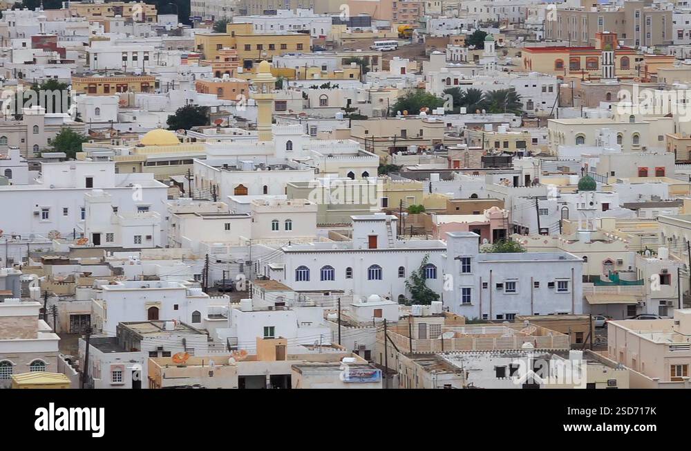 Panorama of Sur City in Oman Stock Video Footage - Alamy