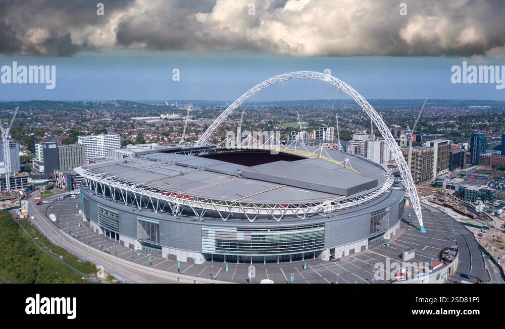 An aerial view wembley stadium Stock Videos & Footage - HD and 4K Video ...