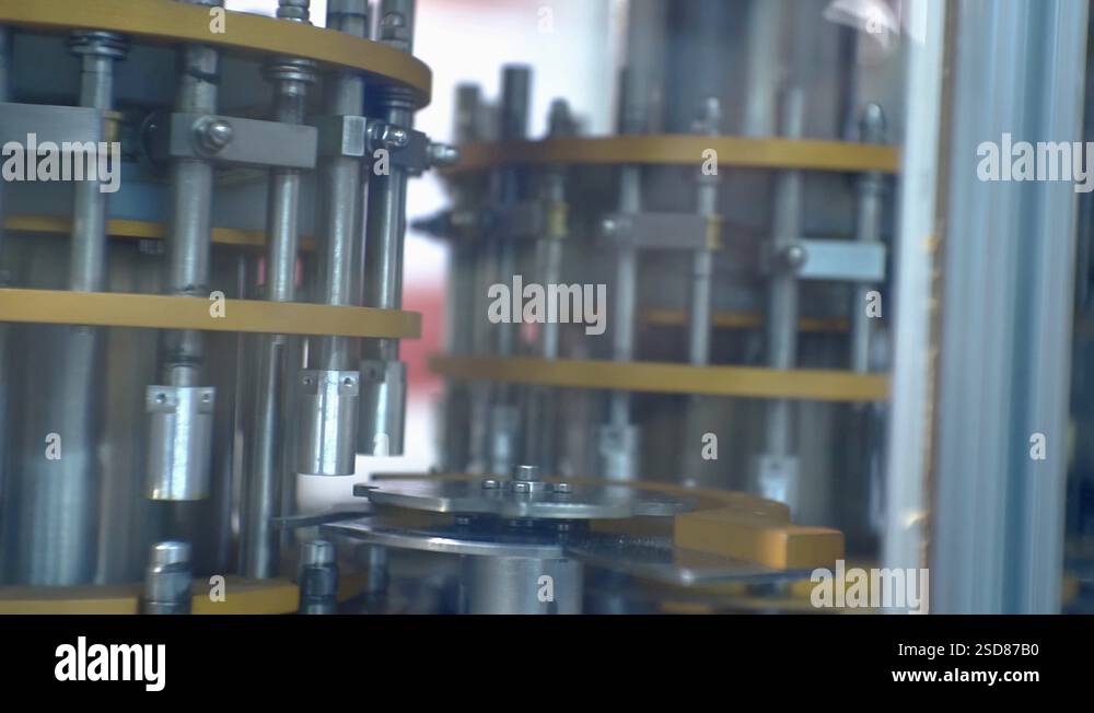 moving mechanical parts of different shapes and sizes Stock Video ...