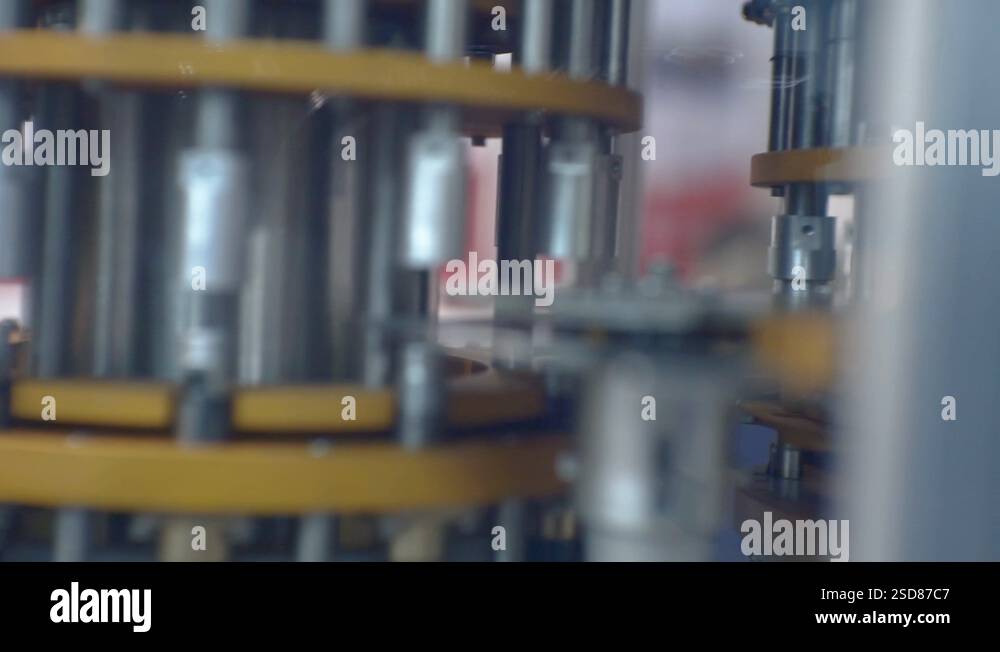 moving mechanical parts of different shapes and sizes Stock Video ...