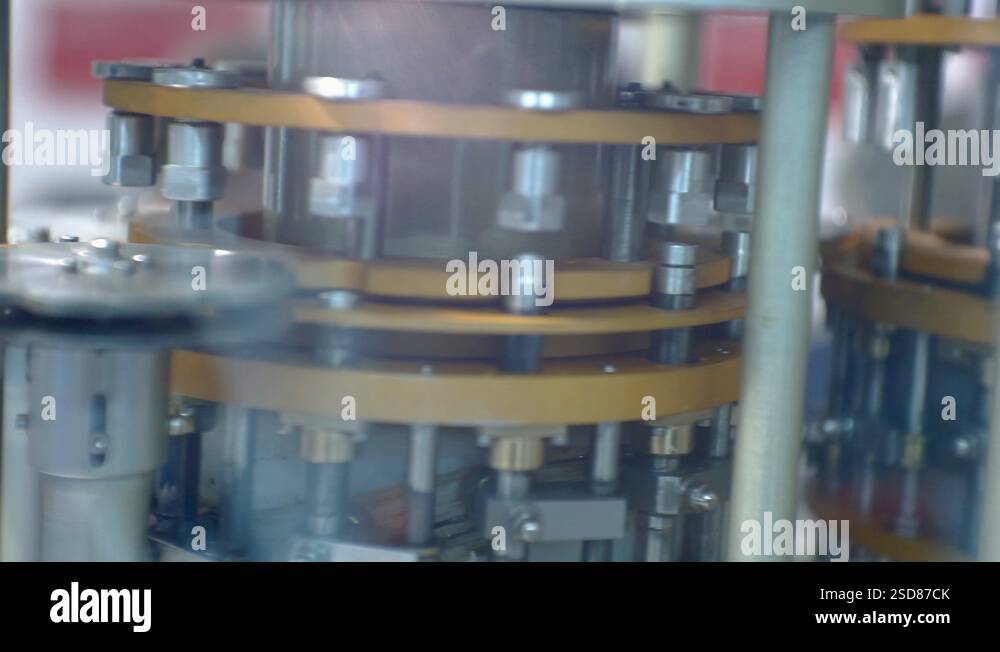 moving mechanical parts of different shapes and sizes Stock Video ...