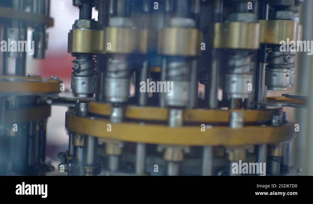 moving mechanical parts of different shapes and sizes Stock Video ...