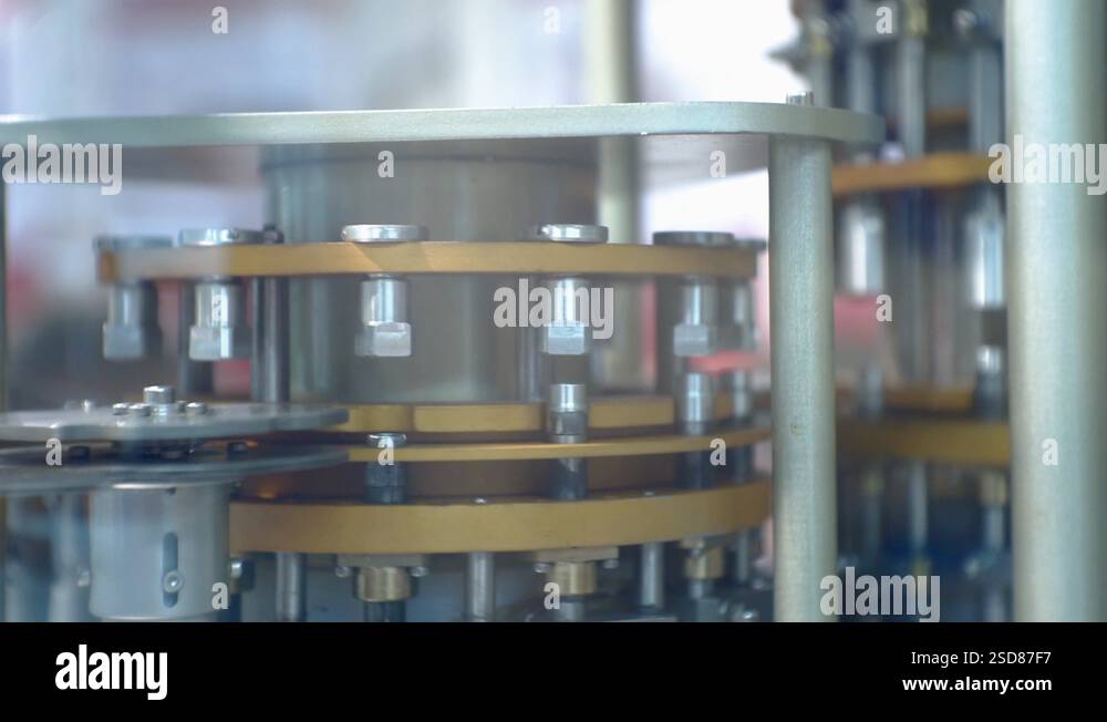 moving mechanical parts of different shapes and sizes Stock Video ...