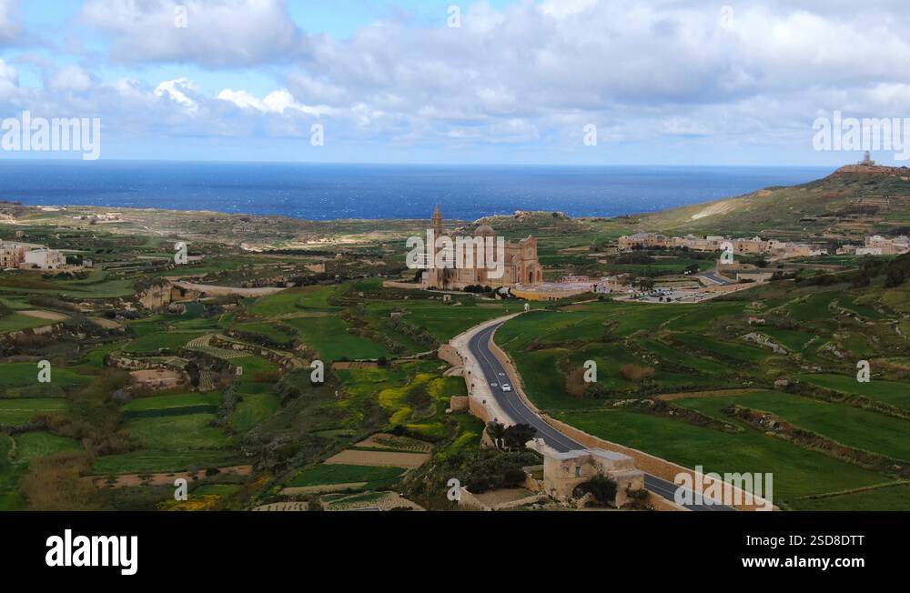 The Island of Gozo - Malta from above Stock Video Footage - Alamy