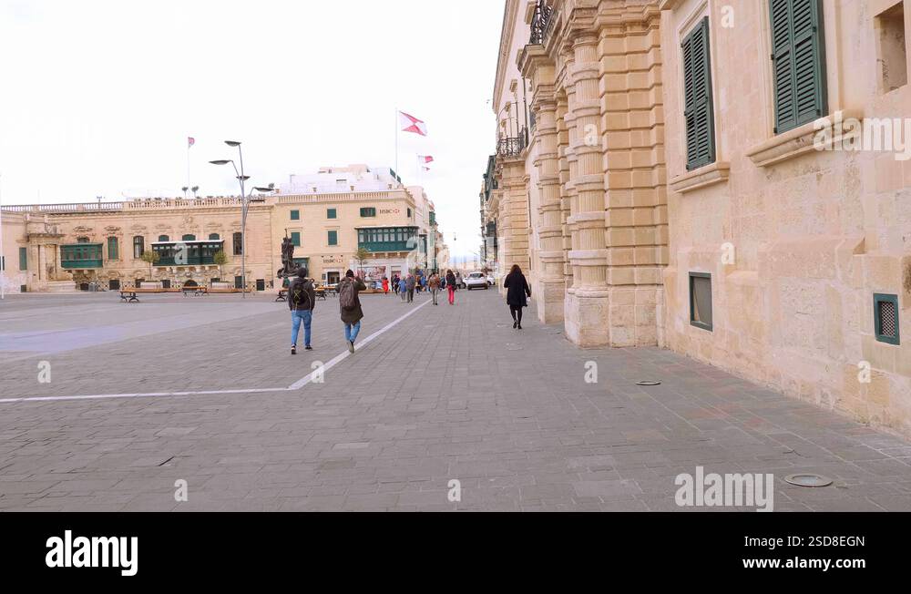 Cityscapes of Valletta - the capital city of Malta - MALTA, MALTA ...