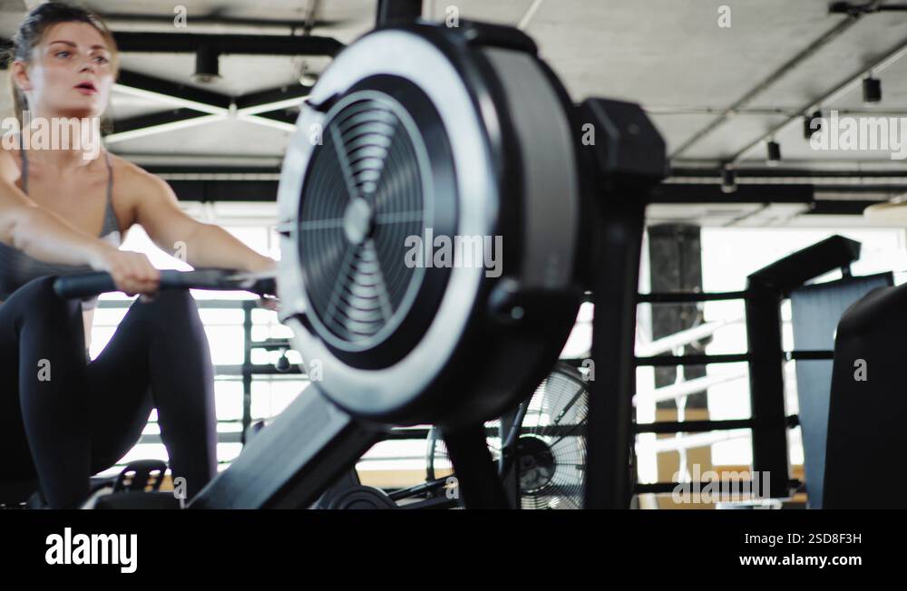Fit woman exercise machine Stock Videos & Footage - HD and 4K Video ...
