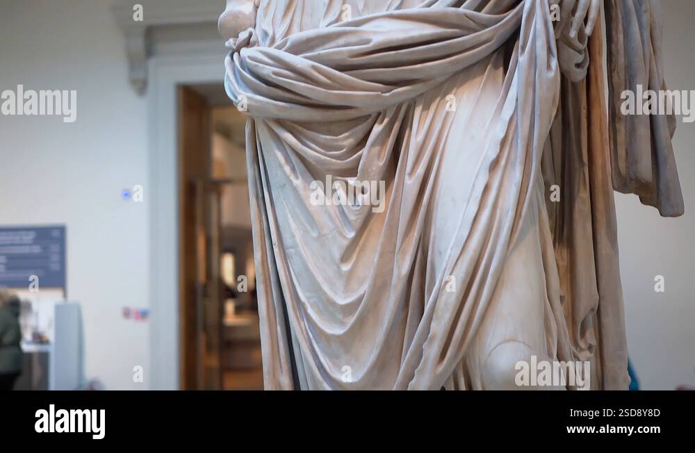 Statue of Thalia, Muse of Comedy in ancient greek mythology, displayed ...