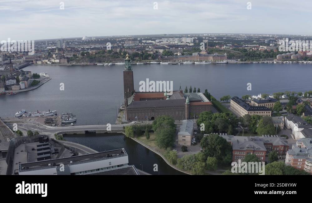 D-Log. Stockholm, Sweden. Stockholm City Hall. Stockholms stadshus ...