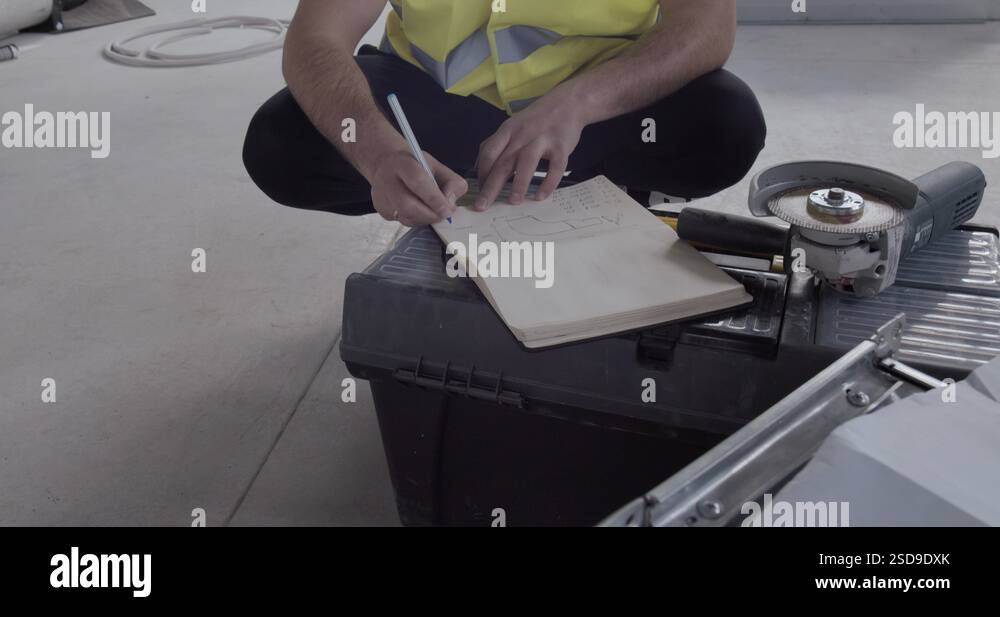 The inventory of the construction materials and the technique is done ...