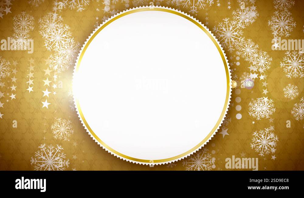 Frame of Snowflakes.[loop] Stock Video Footage - Alamy