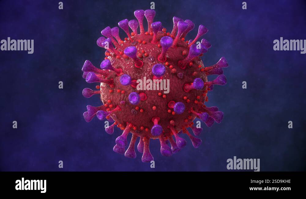 Novel coronavirus SARS-CoV-2 looping medical background Stock Video ...