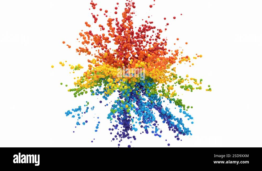 Bubble Burst - colorful foaming balls balloons spheres explosion alpha ...