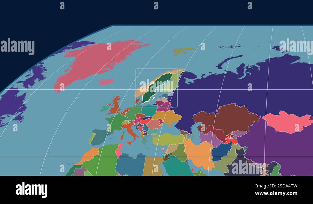 Sweden - 3D tube. Kavrayskiy VII. Administrative. 1920x1080px Stock ...
