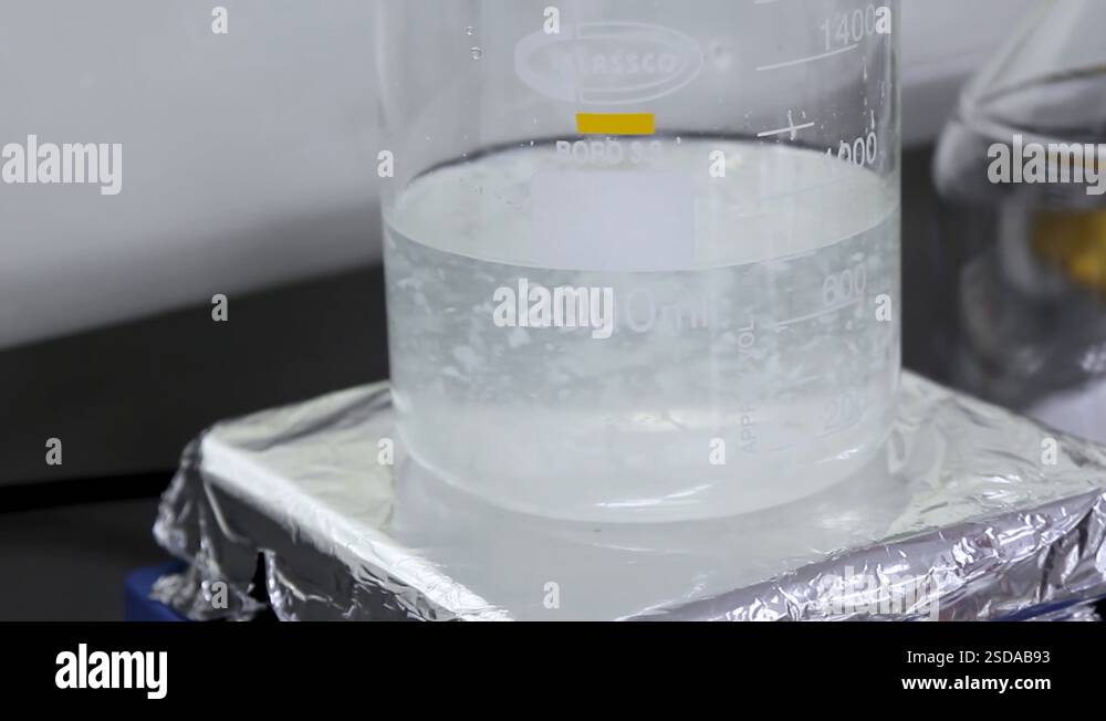 A Beaker Fill with Water with a number of 2000mL and has a Chemical ...