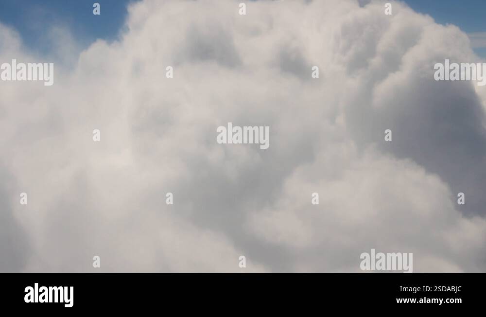 Moving Through Heavenly Clouds in the Air Stock Video Footage - Alamy