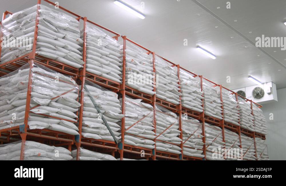 White professional ante room, temperature and humidity controlled cold ...
