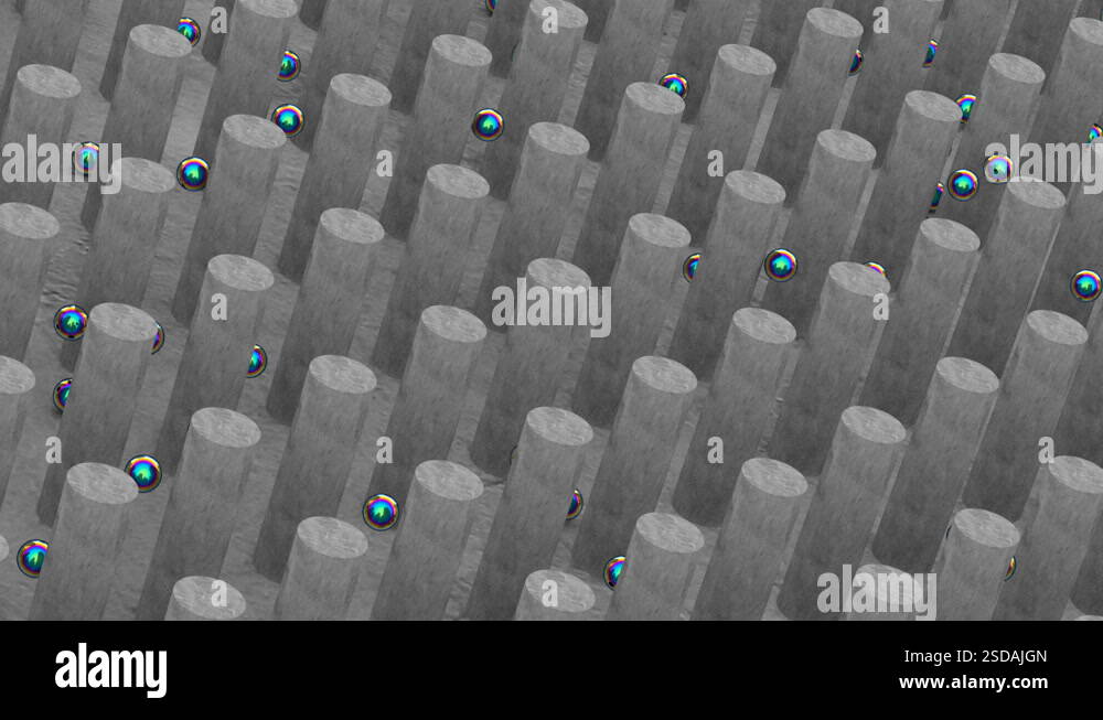 Who is first? Abstract board game. Holographic foil balls overcome ...