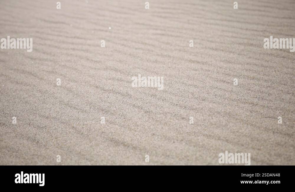 A Fine and Coar Non-renewable Resource White Sand- Wide Shot Stock ...