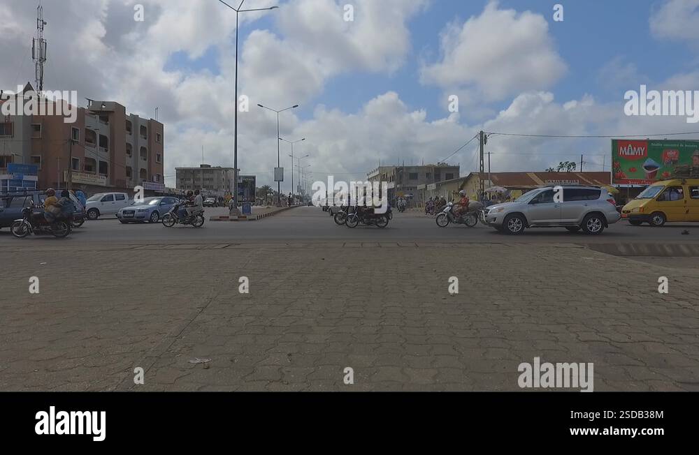 Africa: Aerial Benin Cotonou Stock Video Footage - Alamy