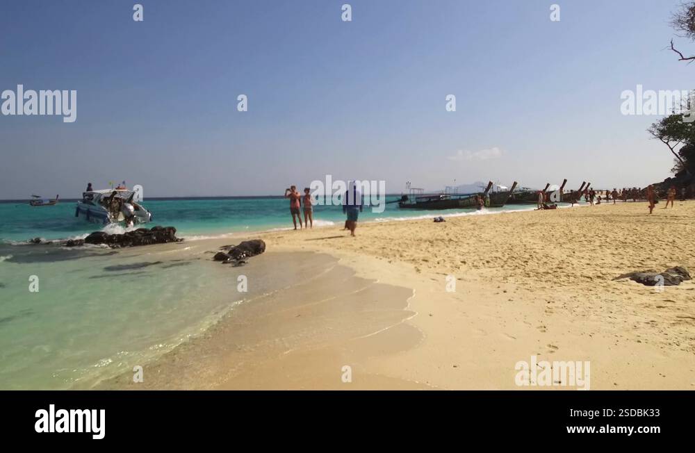 Wonderfull Bamboo Island (Ko Mai Phai), South of the Andaman sea ...
