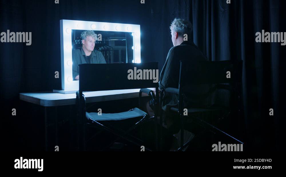 Man backstage in a nightclub Stock Video Footage - Alamy