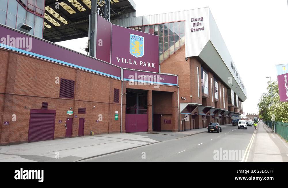 Villa Park stadium, the home of Aston Villa Football Club in Birmingham ...