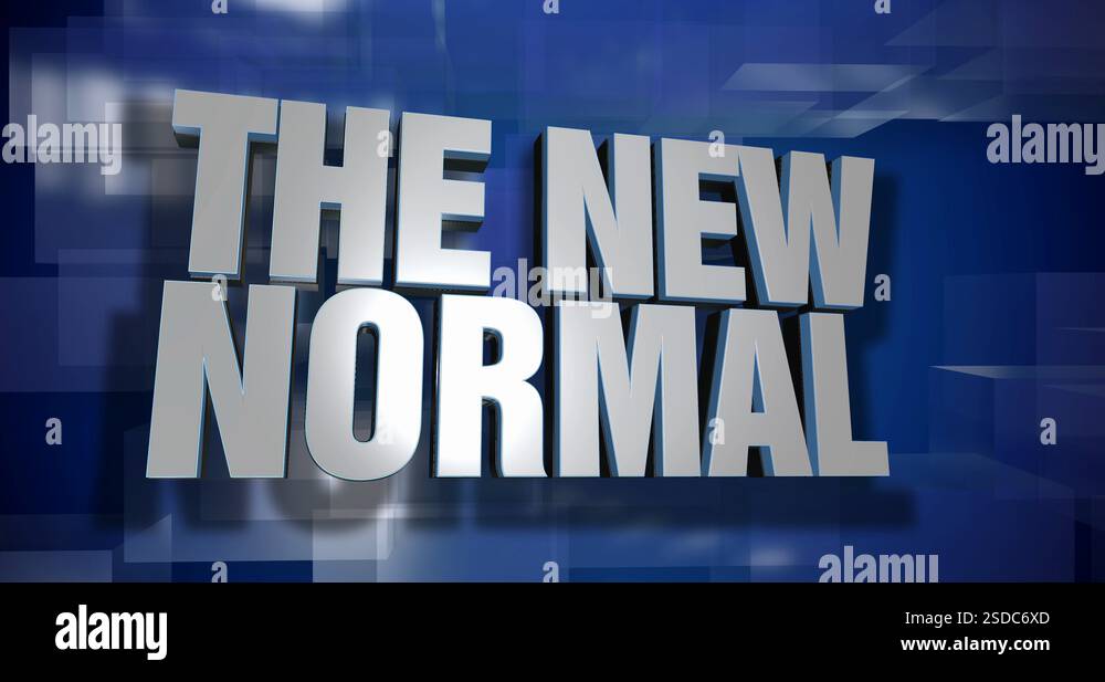 Dynamic New Normal News Title Page Background Plate Stock Video Footage ...