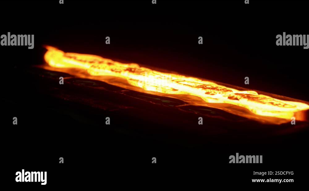 Annealing metal brought into shape with an electric hammer(Red Cinema ...