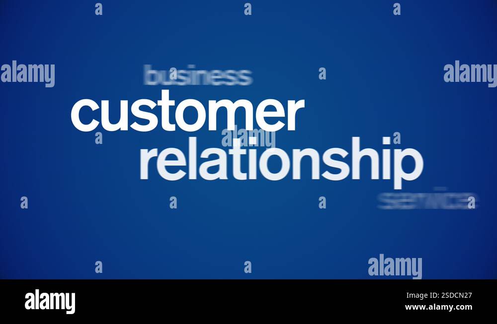 4k Customer Relationship Animated Word Cloud,Text Design Animation ...