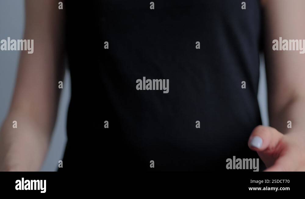 Slow motion: woman spraying antiseptic on hands - close up - spray ...