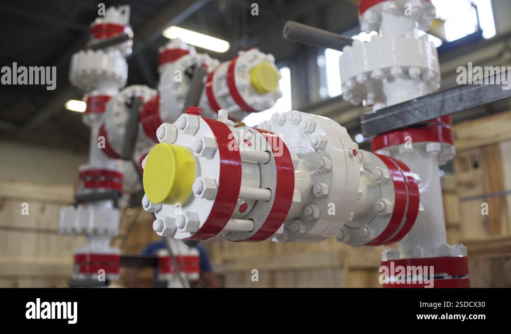 Oil and Gas Wellhead tree equipment production plant. Modifications of ...