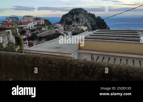 Scala, Campania, Italy January 13, 2025: Small medieval village on ...