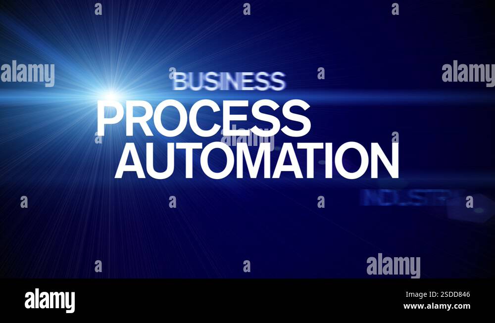 4k Process Automation Animated Word Cloud,Text Design Animation ...