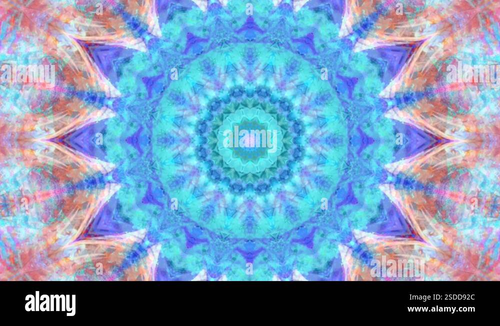 Dreamlike Original Slow Motion Mandala footage (1558 Stock Video ...