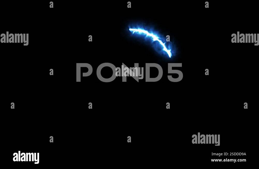 Plasma ring against dark background. Animation. 3D Stock Video Footage ...