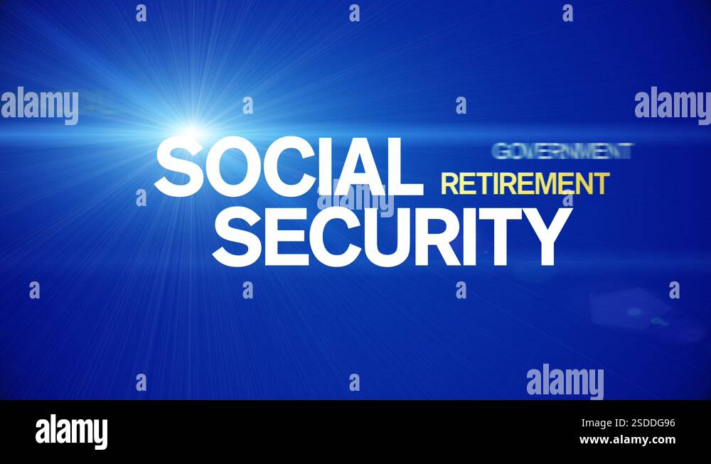 4k Social Security Animated Word Cloud,Text Design Animation Kinetic ...