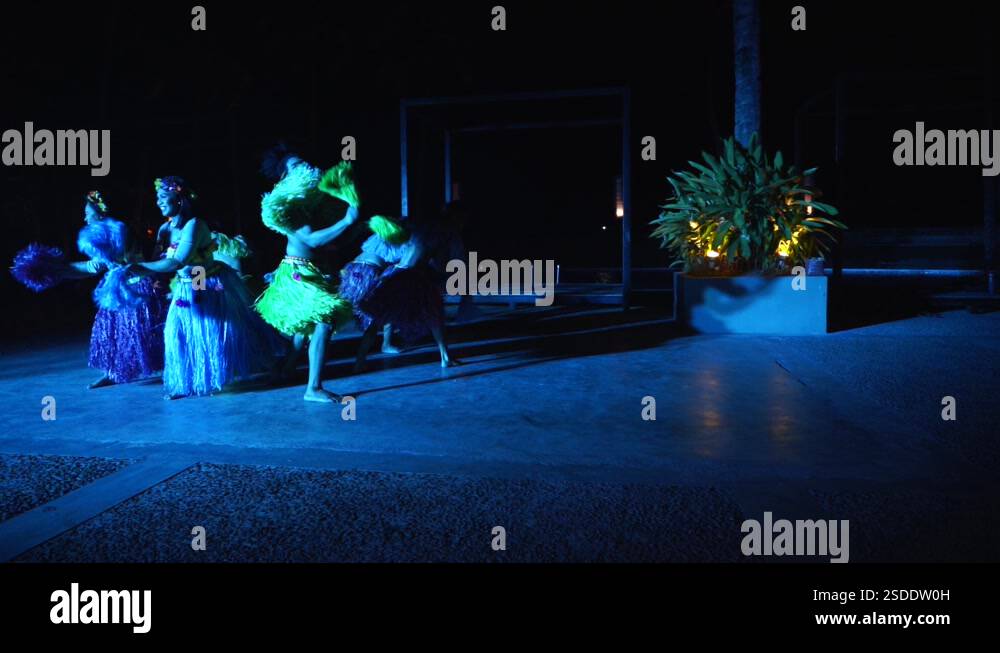 Performers dance for tourists in Philippines Stock Video Footage - Alamy