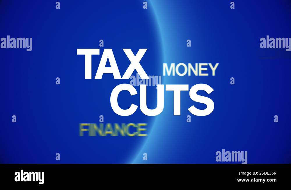 4k Tax Cuts Animated Tag Word Cloud,Text Design Animation Kinetic ...