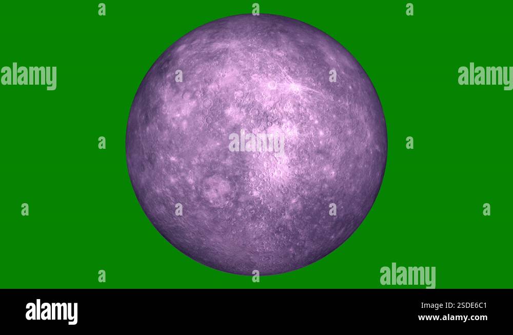 green screen mercury planet rotation or spinning Stock Video Footage ...