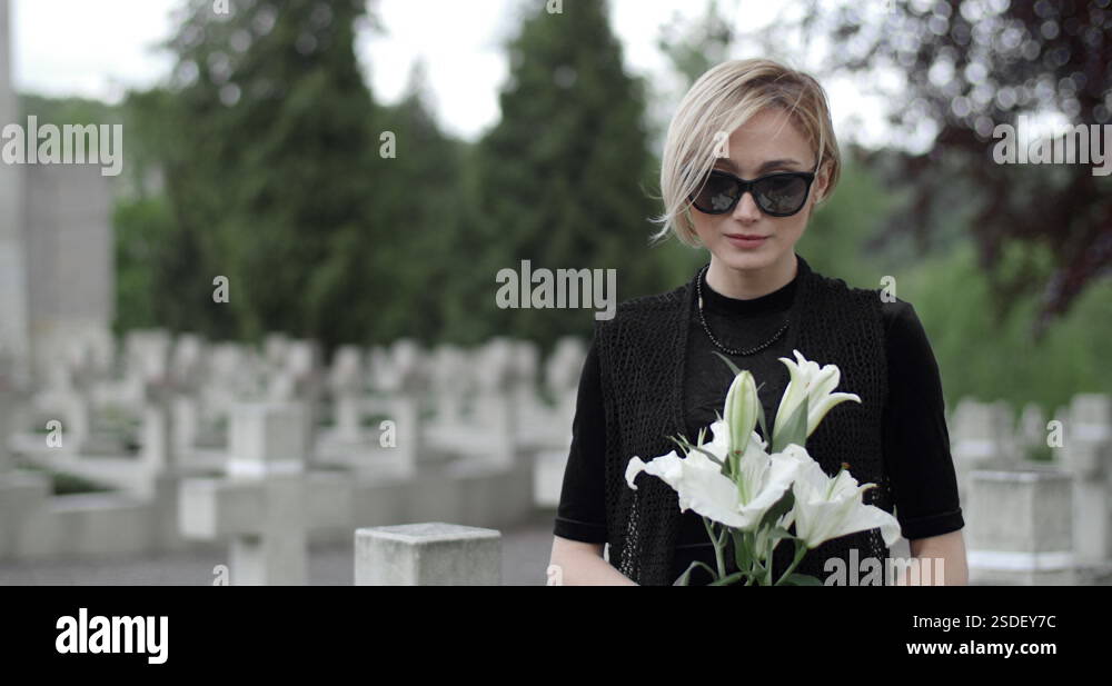 Portrait sad woman in mourning Stock Videos & Footage - HD and 4K Video ...