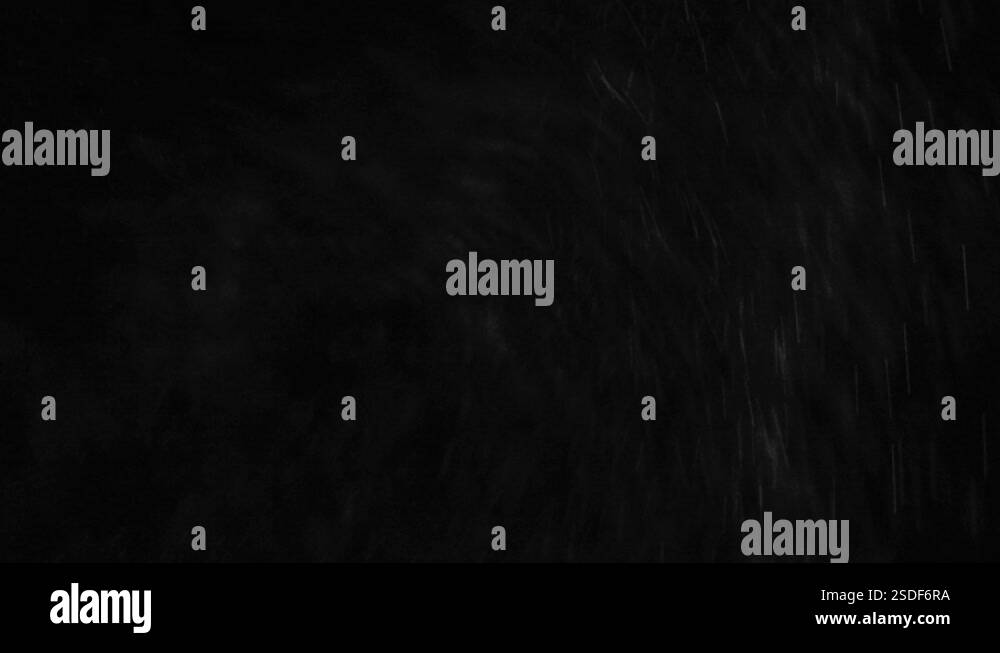 Rain dust water effect in dark black background slow motion clip Stock ...
