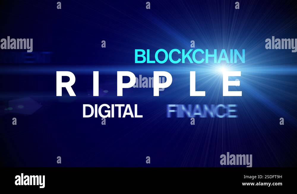 4k Ripple Animated Tag Word Cloud,XRP Text Kinetic Typography loop ...