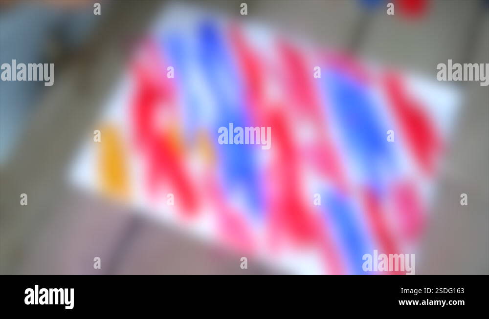 Blurred background. Creation of brush and paint the picture of abstract ...