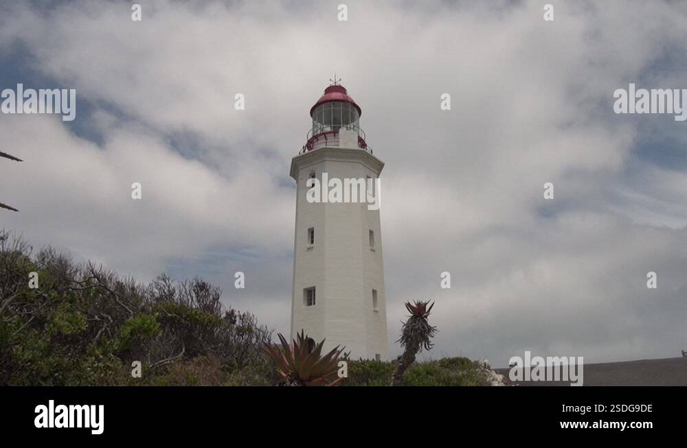 Danger Point Lighthouse video, Gans Bay, South Africa Stock Video ...