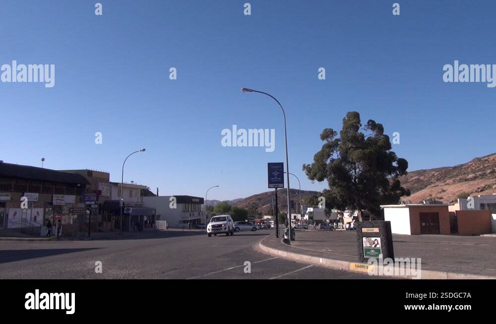 Summer morning video of Springbok town, Northern Cape, South Africa ...