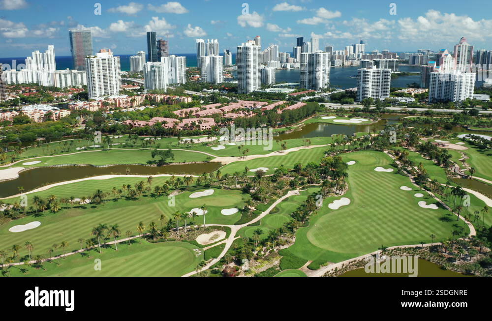 Miami waterfront golf Stock Videos & Footage - HD and 4K Video Clips ...