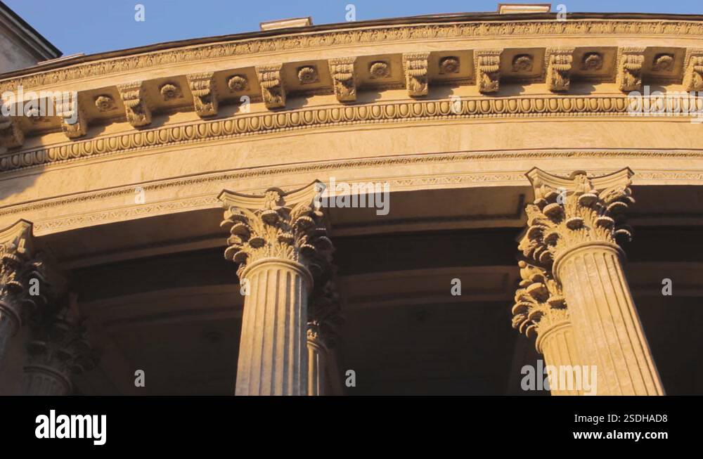 Architectural structure ornate columns Stock Videos & Footage - HD and ...